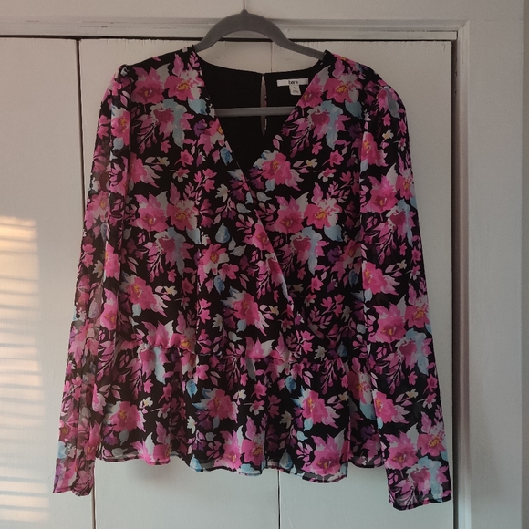 Bar III | Tops | Bar Iii Floral Blouse In Size Xl New With Tags | Poshmark